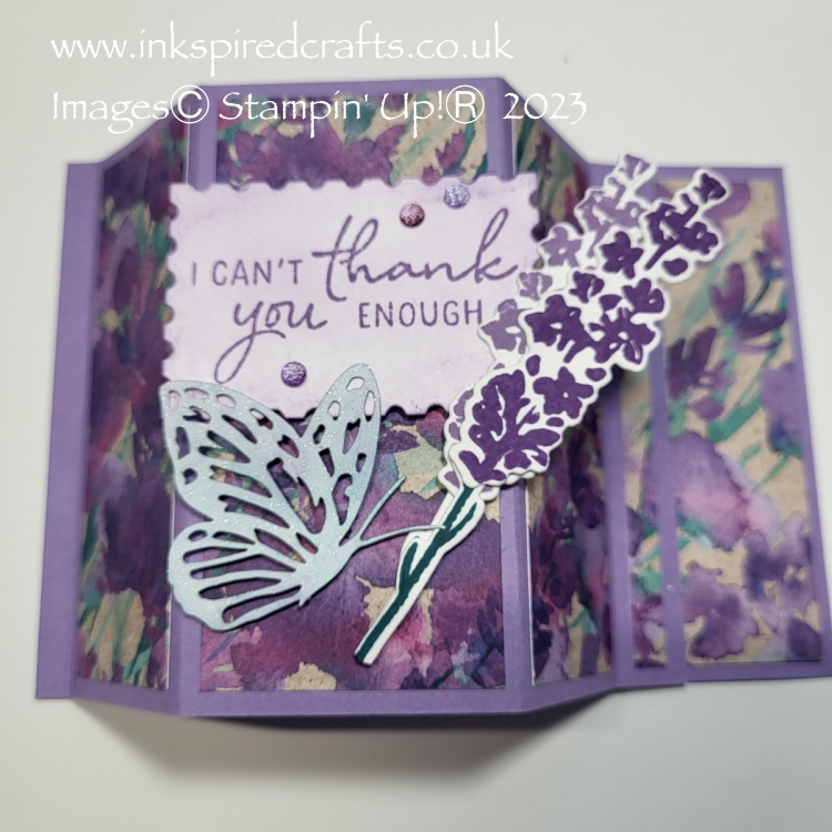 How to Make a Bay Window Fun Fold card - InkspiredCrafts