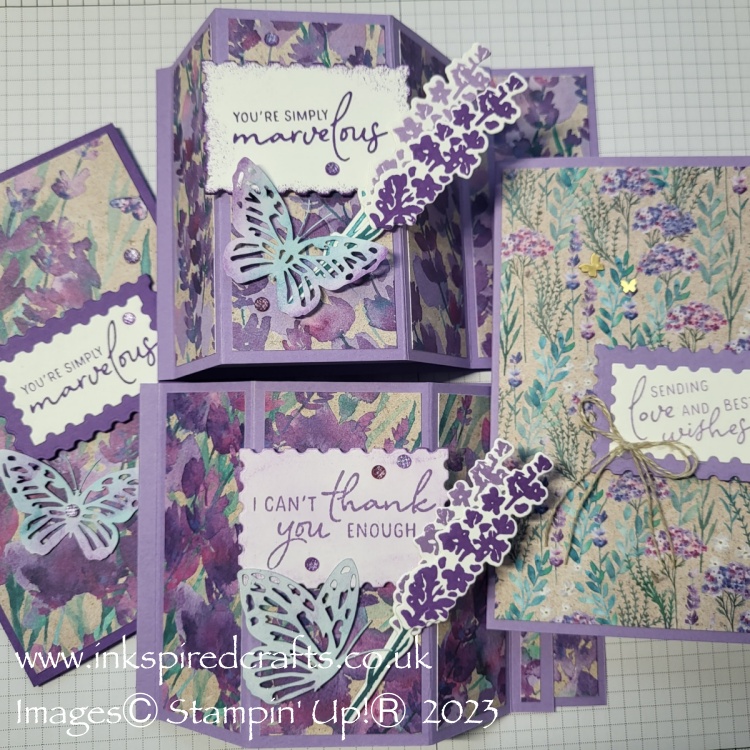 How to Make a Bay Window Fun Fold card - InkspiredCrafts