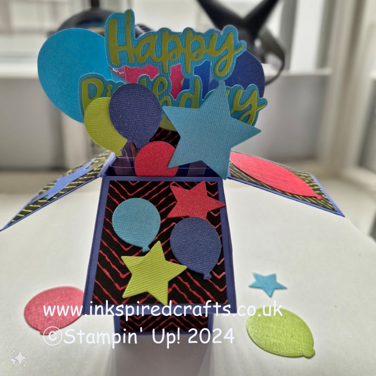 How to make an Explosion Box Card - InkspiredCrafts