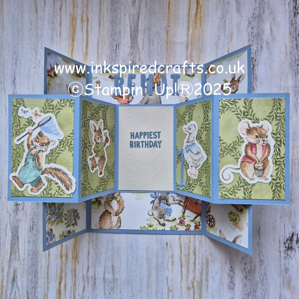 How to Make an Accordion Gate Fold Card - InkspiredCrafts