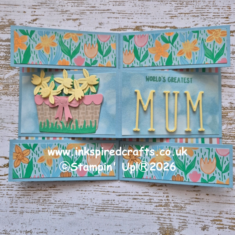 Mother's Day Fun Fold Card - InkspiredCrafts